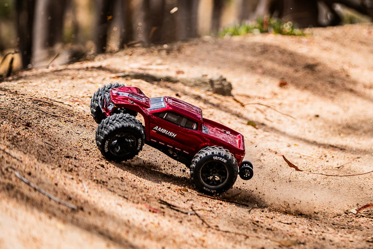 Atrek Ambush Pro RC Monster Truck Electric Brushless 2WD 1/10 Scale RT ...