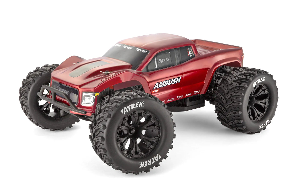 Atrek Ambush Pro RC Monster Truck Electric Brushless 2WD 1/10 Scale RT ...