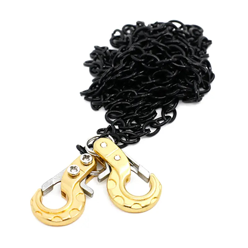 INTEGY Realistic 1/10 Size Drag Chain & Tow Hooks for 1/10 Scale Off-R ...