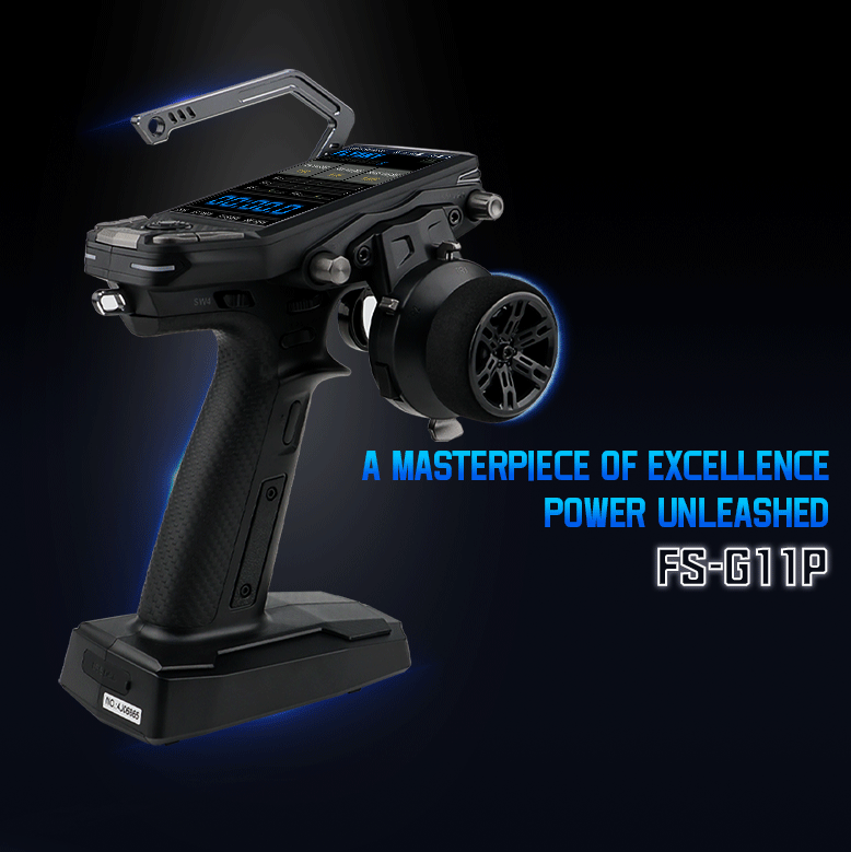 Flysky 11-channel remote control FS-G11P 2.4GHz incl. RX #FS-G11P ...