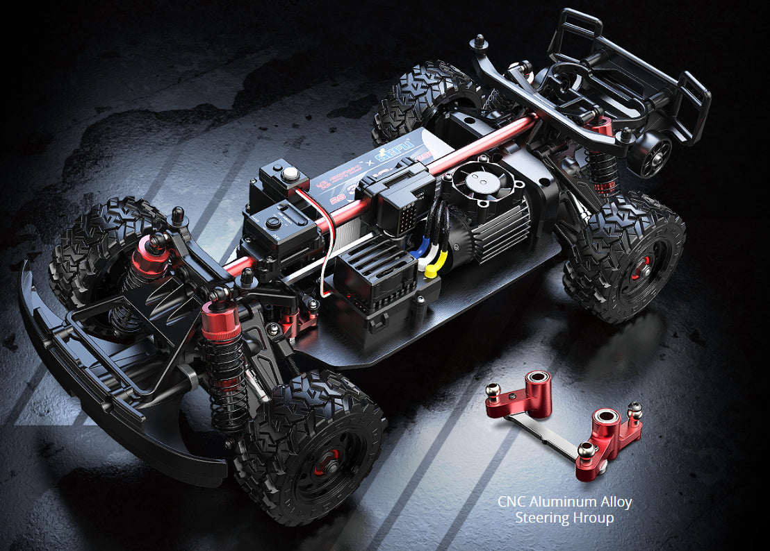 MJX 1/14 Hyper Go 4WD High-Speed Off-Road Brushless RC Short Course #M ...