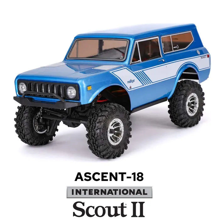 Redcat 1:18 EP Ascent Rock Crawler Intertional Scout II - Blue #RCATAS ...