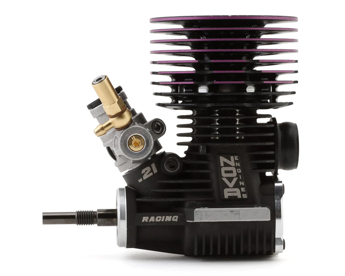 Nova Engines B3R EVO .21 3-Port Off-Road Nitro Engine (DLC Shaft) (Ste ...