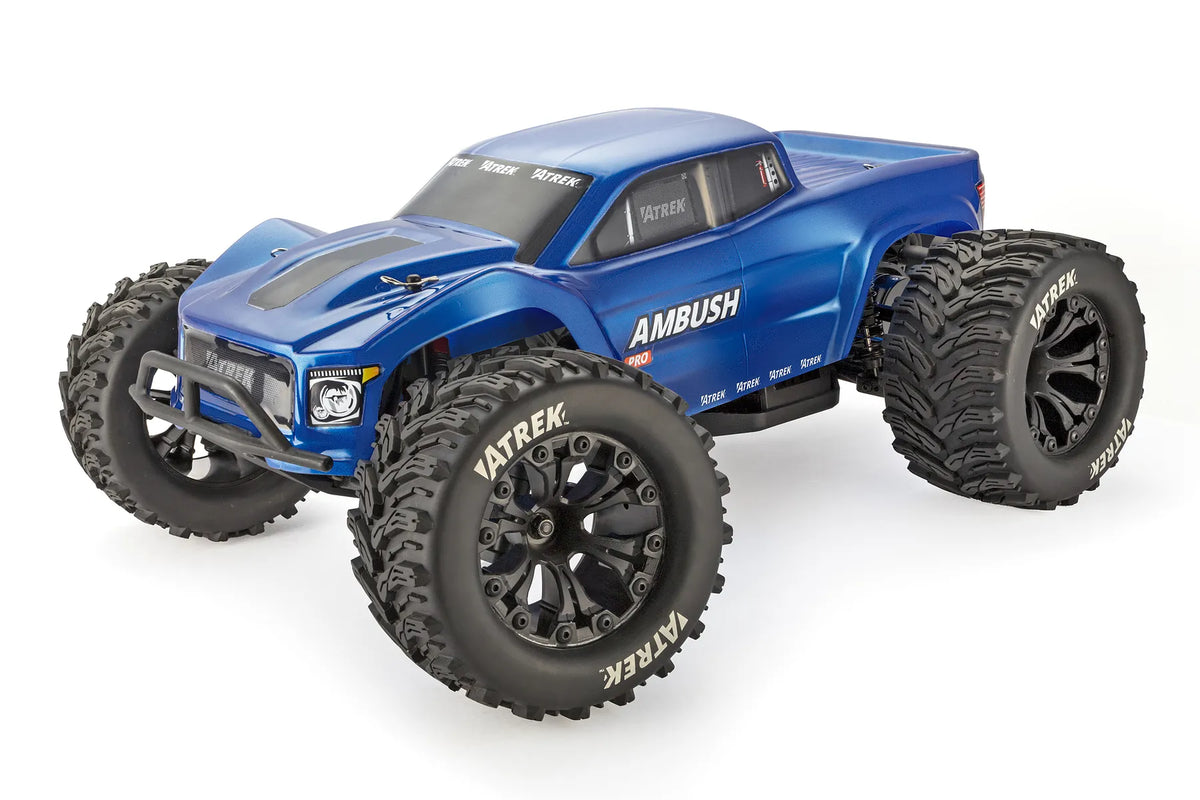 Atrek Ambush Pro RC Monster Truck Electric Brushless 2WD 1/10 Scale RT ...
