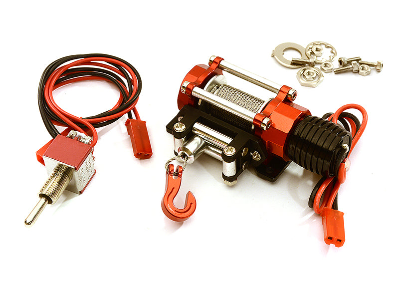 Billet Machined Realistic Power Winch for Scale Rock Crawler 1/10 Size ...