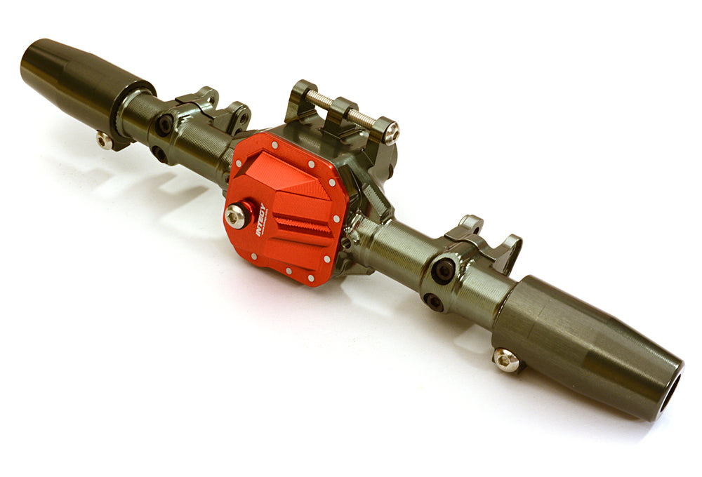 BILLET MACHINED COMPLETE REAR AXLE HOUSING ASSEMBLY FOR AXIAL 1/10 SCX ...