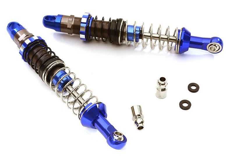 100mm Billet Machined Alloy Shocks for 1/10 Scale Crawler Off-Road Tru ...