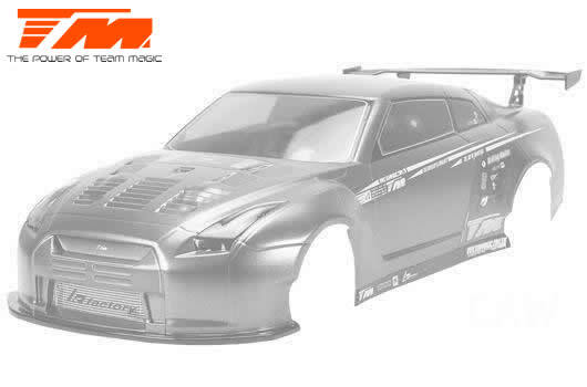 TEAM MAGIC Body - 1/10 Touring / Drift - 190mm - Clear - R35 #TM503394 ...