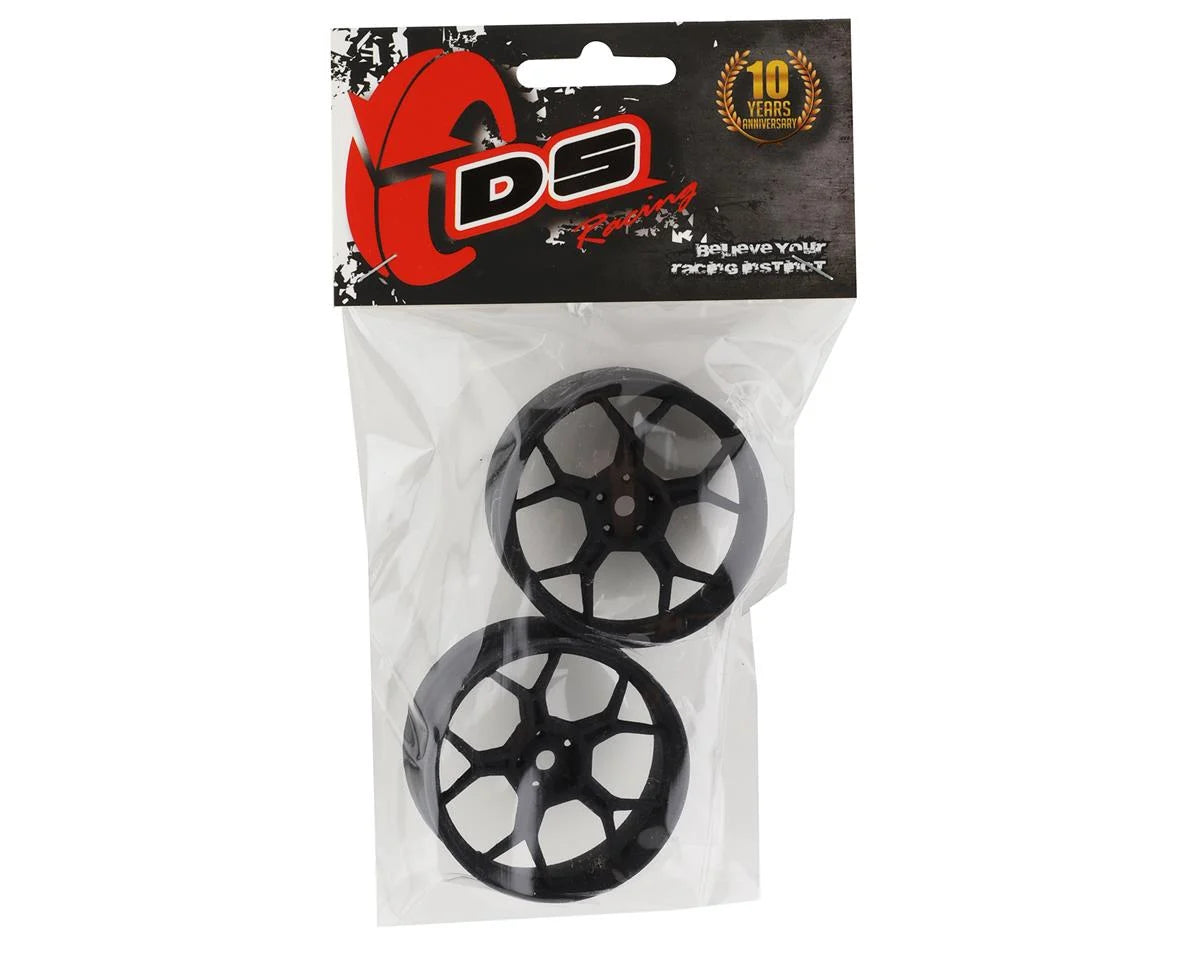 DS Racing Feathery Split Spoke Drift Rim (Matte Black) (2) (6mm Offset ...