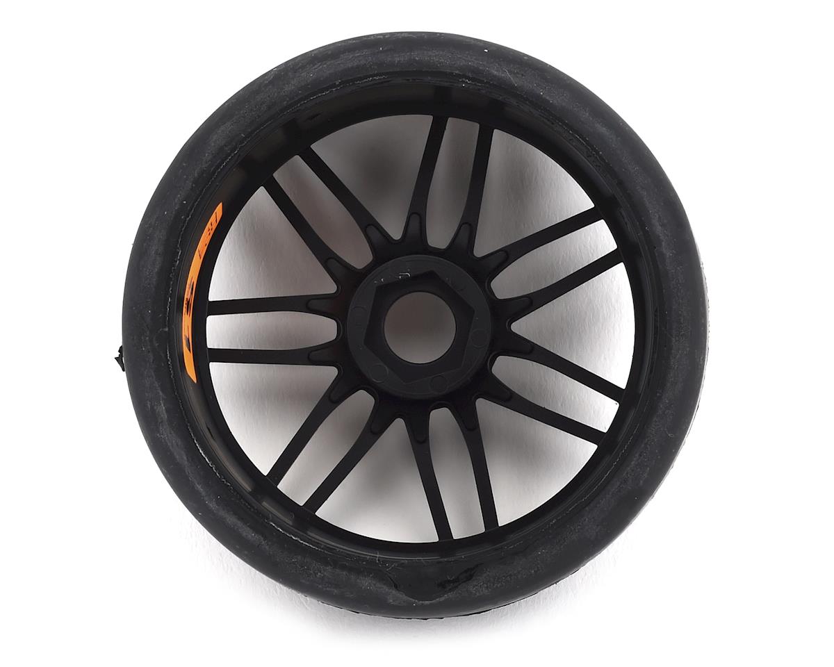 GRP GT - TO2 Slick Belted Pre-Mounted 1/8 Buggy Tires (Black) (2) (S1 ...