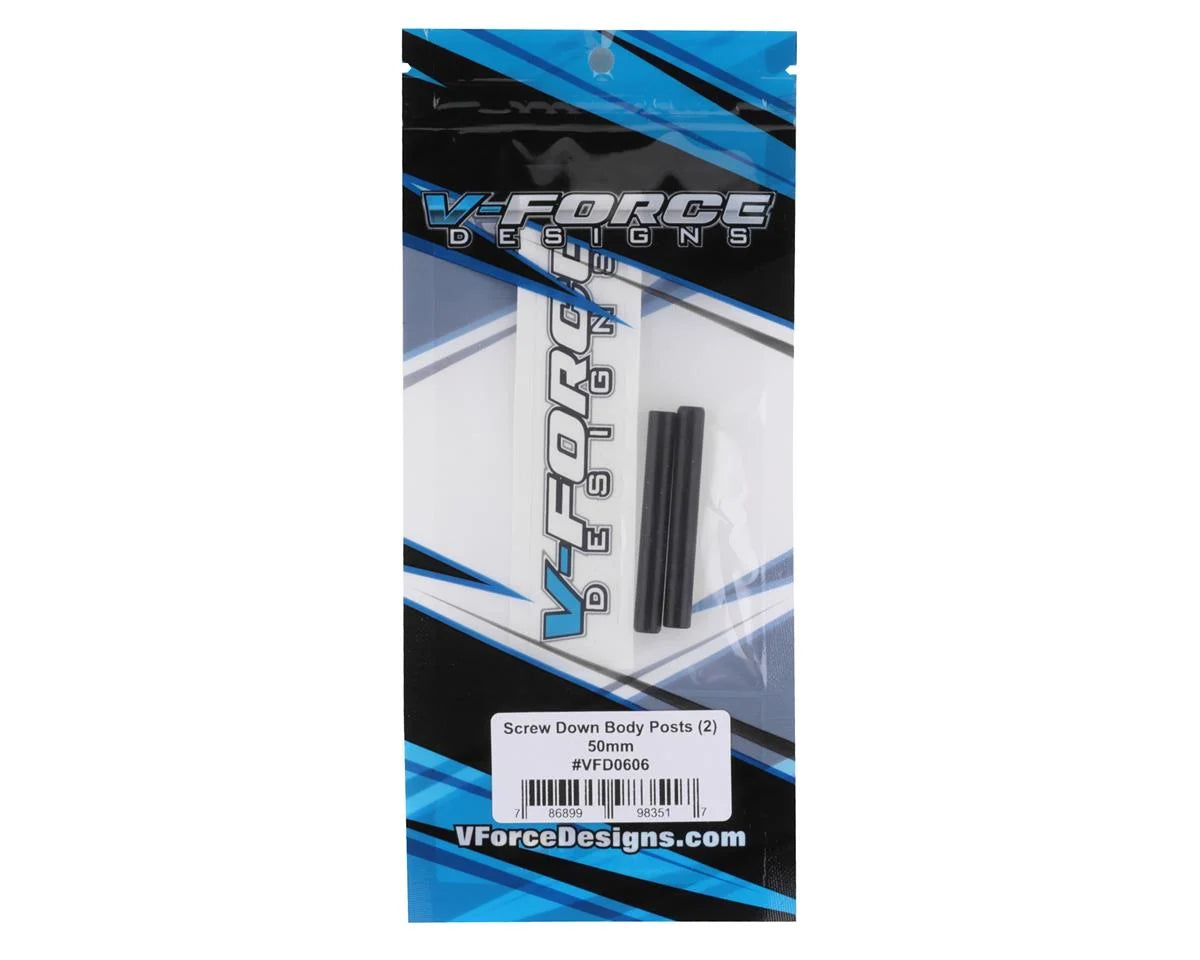 V-Force Designs 50mm Screw Down Body Posts (2) #VFD0606 – RcRaceControl